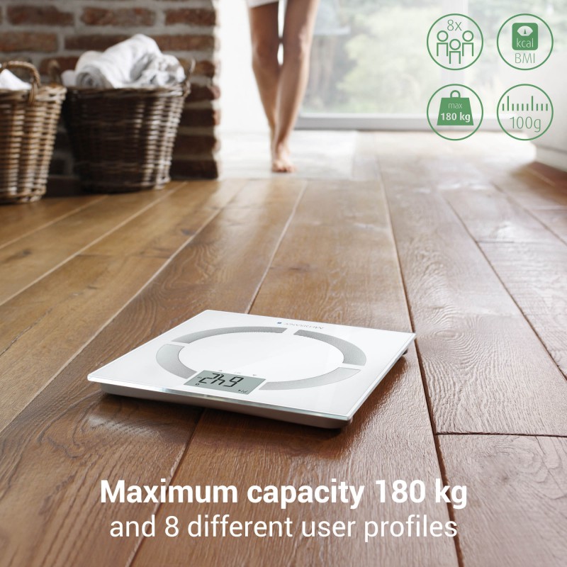 BS 444 connect Ηλεκτρονική Zυγαριά με Λιπομέτρητση | www.medisana.gr
